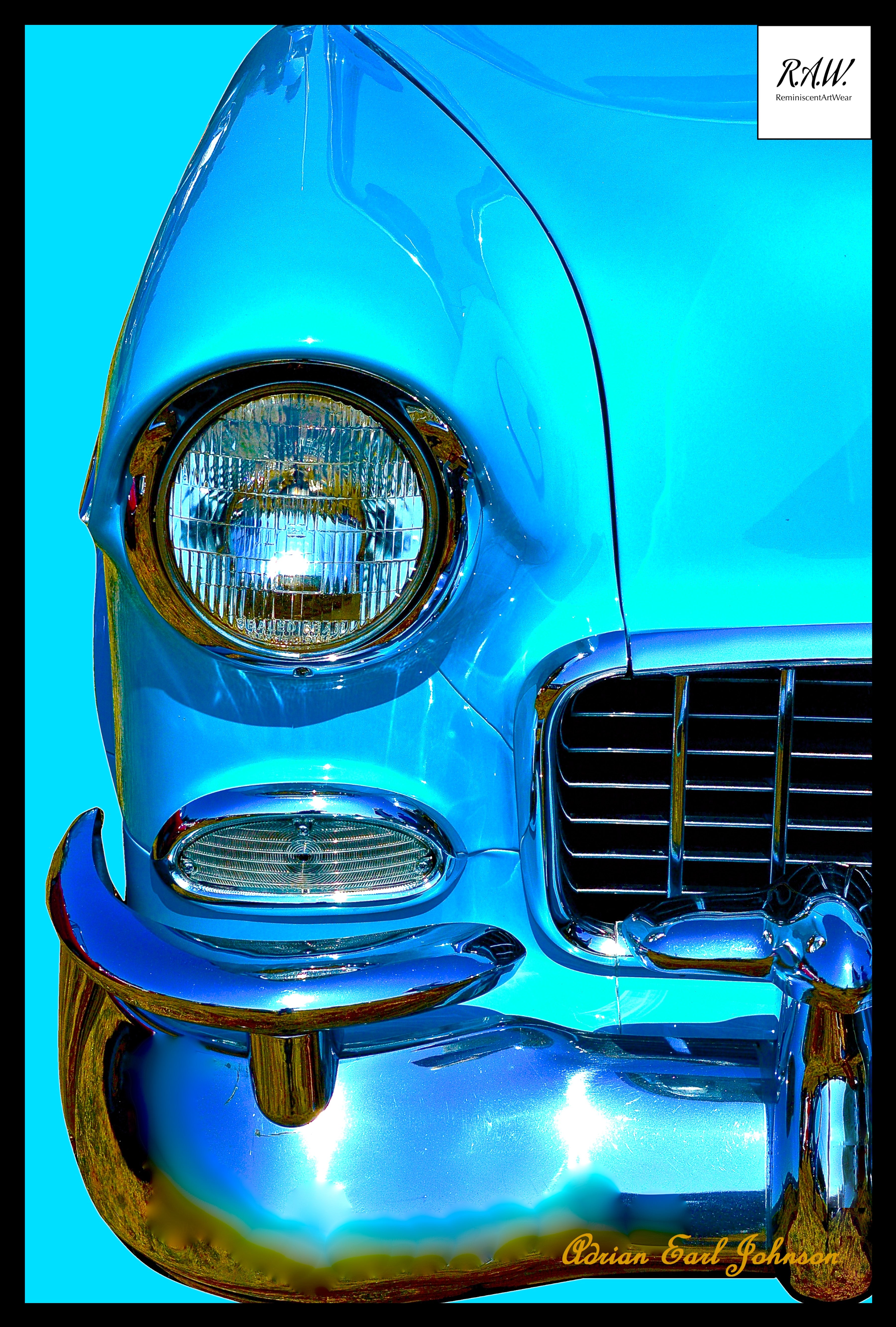 "Blue '55" by Adrian All Products – Reminiscent Art Wear